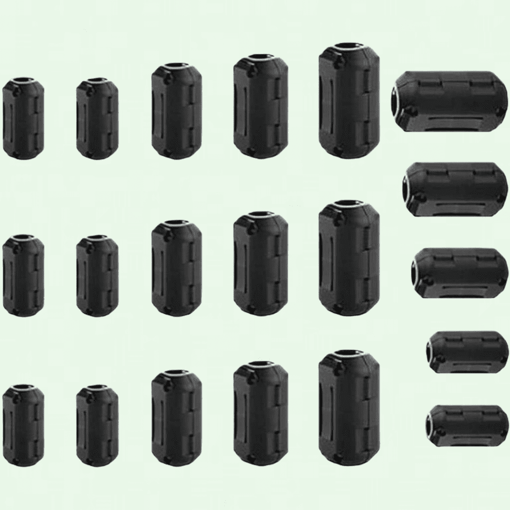 Pack of 10pcs Ferrite Ring Core Bead Choke Cable Clips - Noise ...