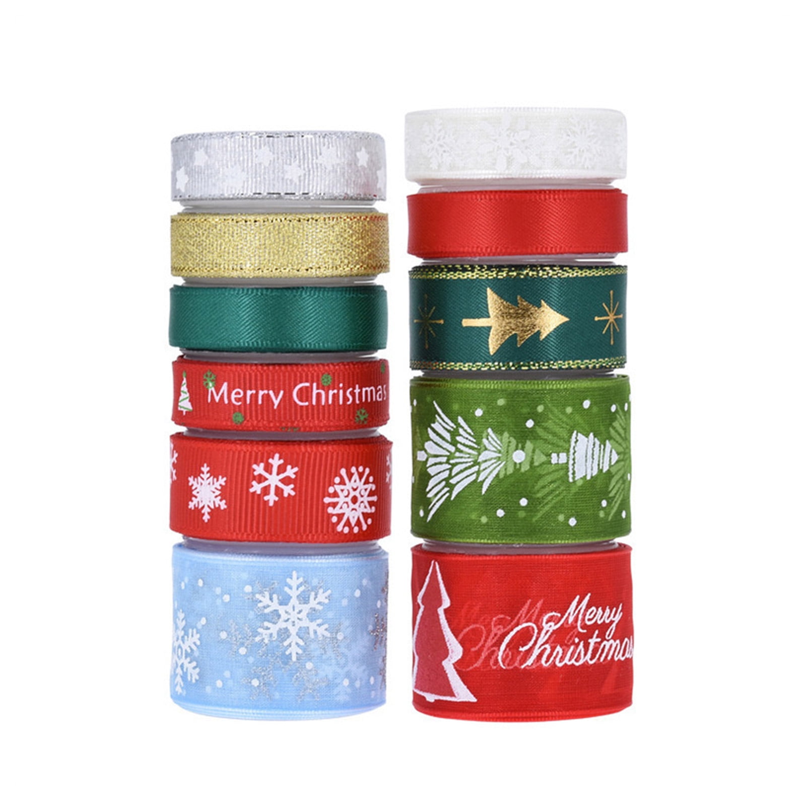 Pack of 11Polyester Ribbons for Christmas Present and Wedding ...