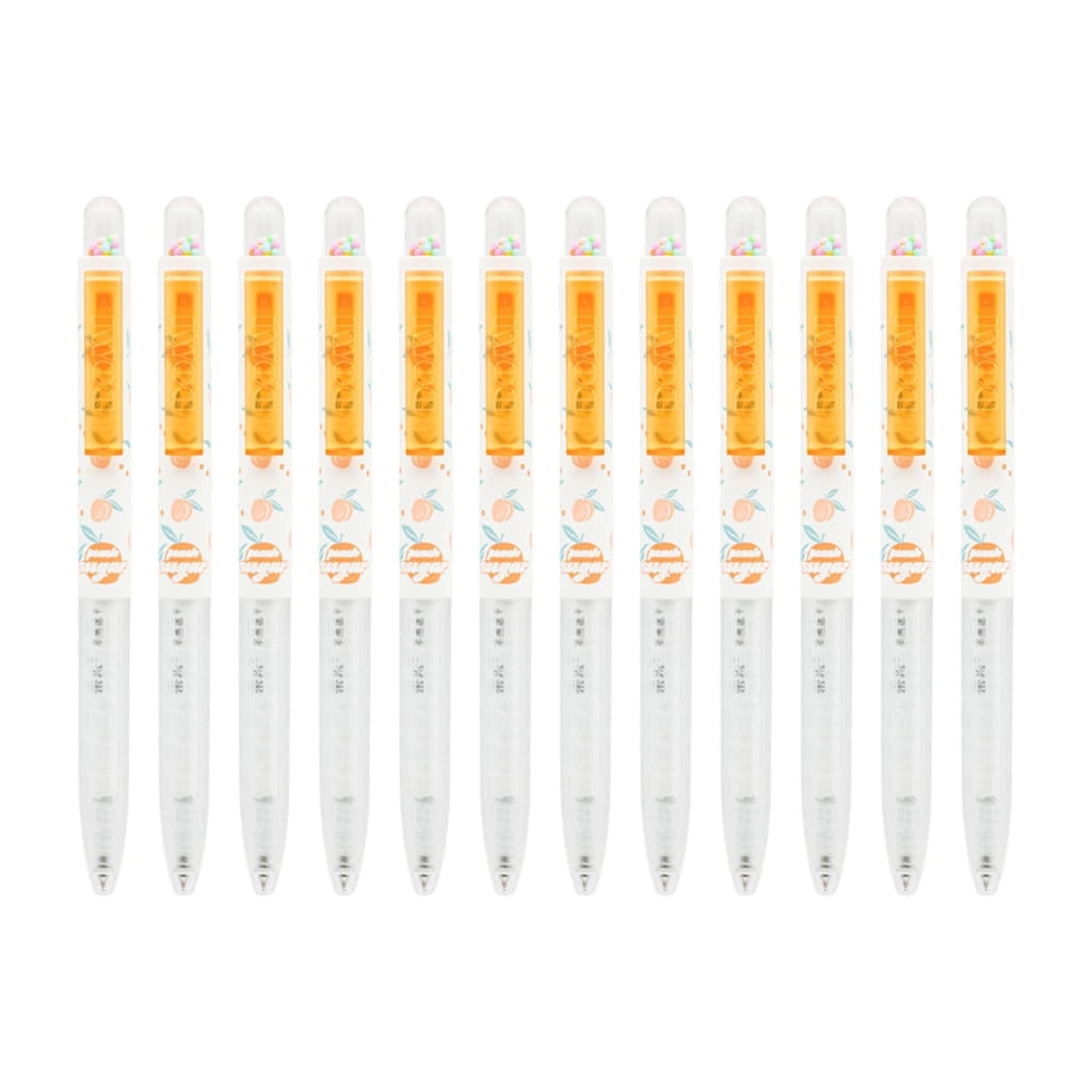 Pack of 12 0.5mm Quiet Clicks Gel Pen Quick Drying Ink Smooth Writing ...
