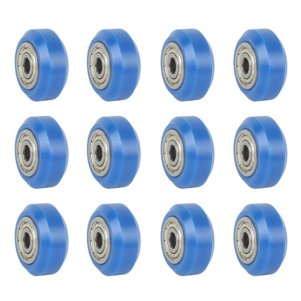 Pack of 12 3D Printer Plastic Wheel POM Small Models Passive Round ...