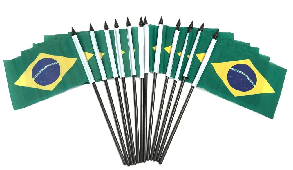 Pack of 12 4"x6" Brazil International Polyester Miniature Office Desk ...