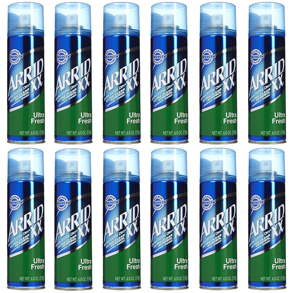 Pack of (12) ARRID XX Ultra Clear Anti-Perspirant Deodorant Spray ...