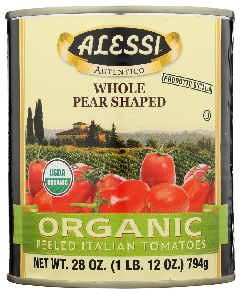 (Pack of 12), Alessi Tomato Pelled Organic, 28 Oz - Walmart.com