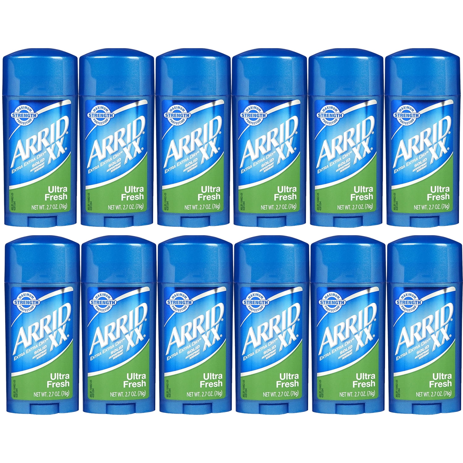 Arrid Pack of 12 - Ultra Fresh Antiperspirant and Deodorant, 2.7 Oz ...