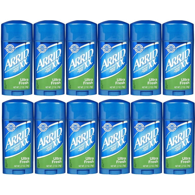 Arrid Pack of 12 - Ultra Fresh Antiperspirant and Deodorant, 2.7 Oz ...
