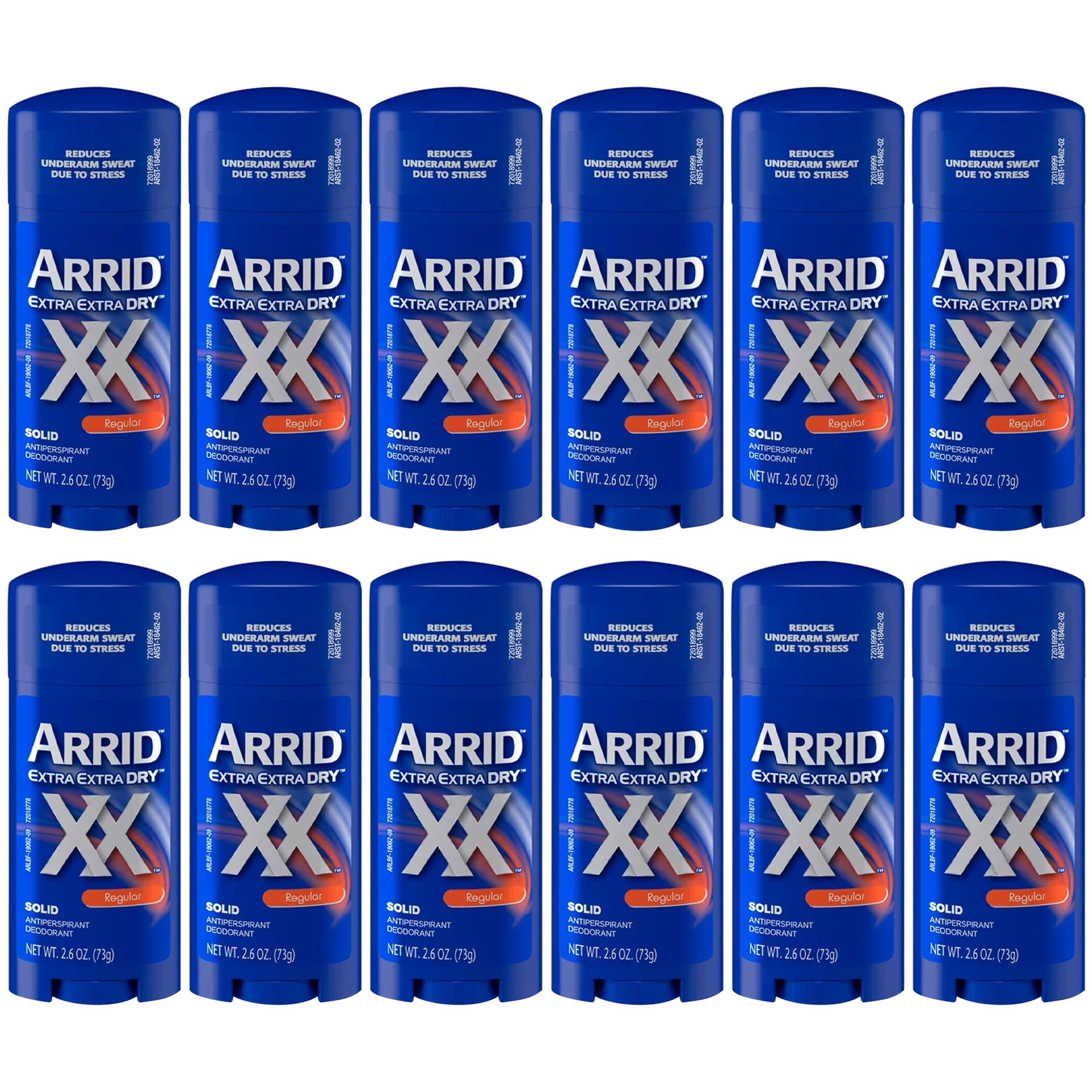 12-Pack Arrid XX Extra Extra Dry Solid Antiperspirant Deodorant, 2.7 Oz ...