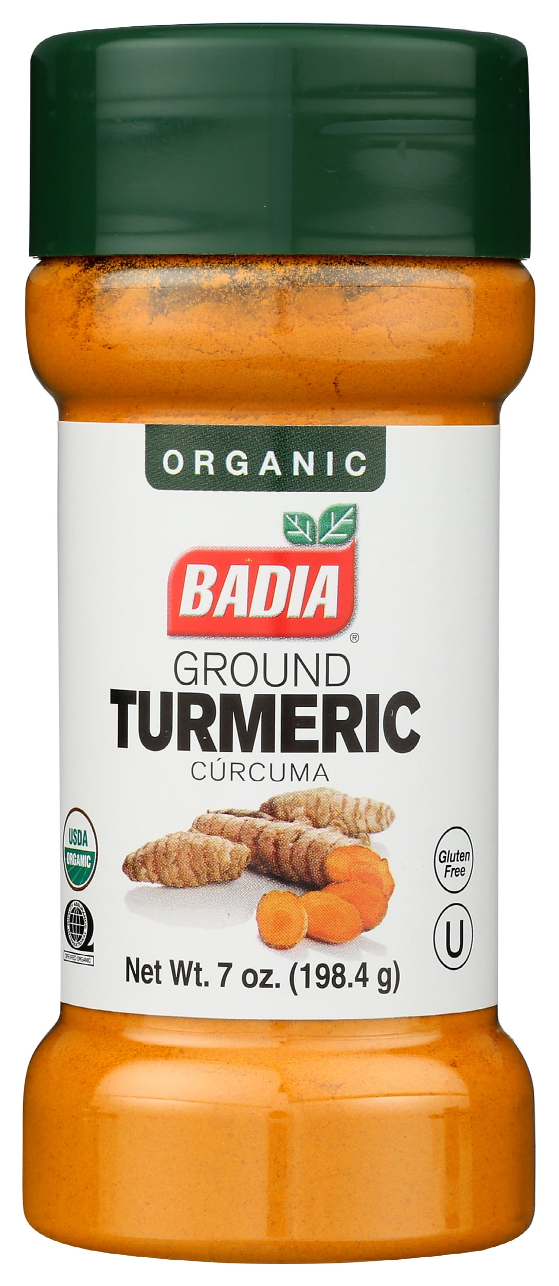 Pack of 12, Badia Organic Ground Turmeric, 7 oz - Walmart.com