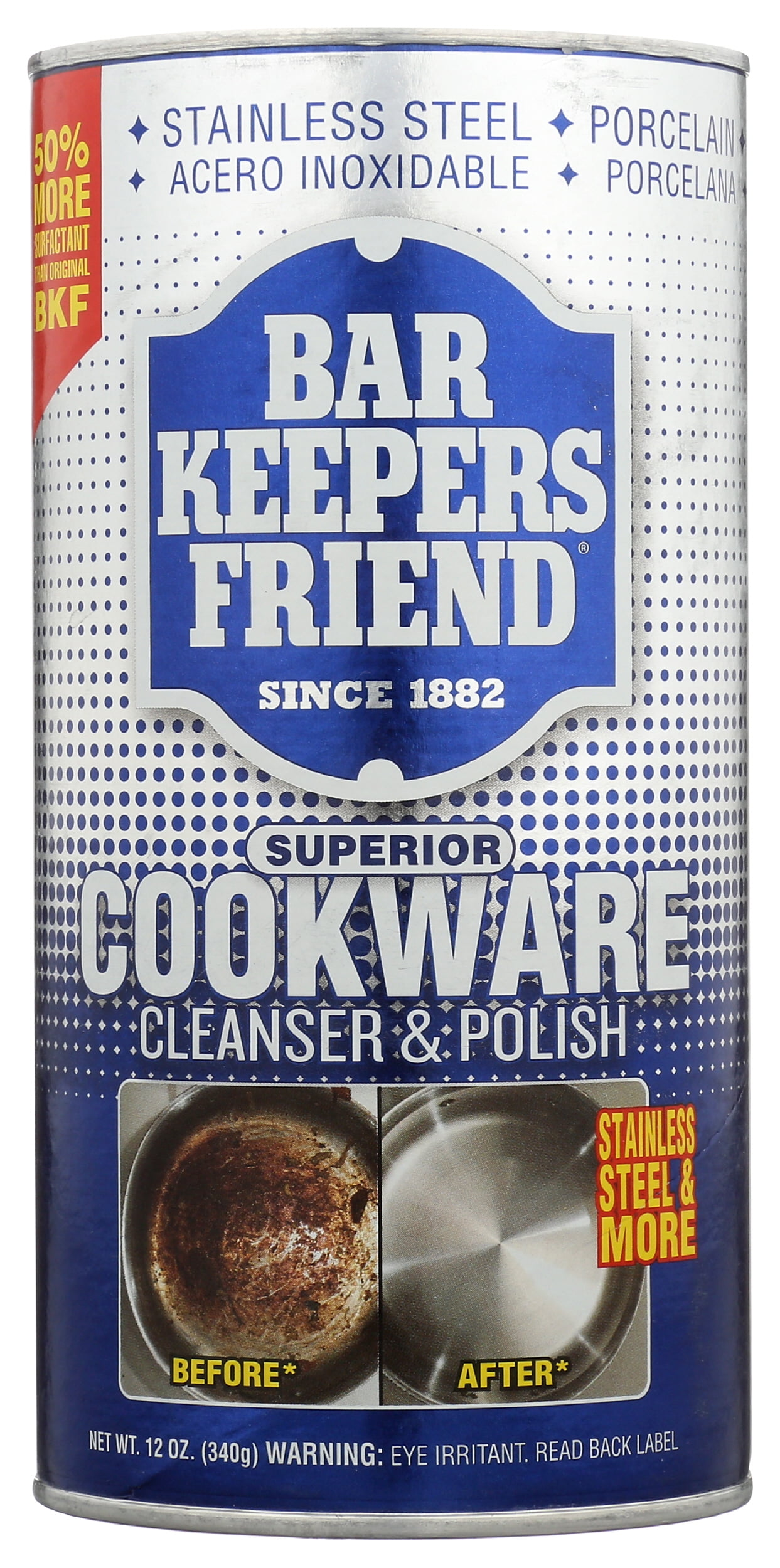 Pack of 12, Bar Keepers Cookware Cleanser & Polish, 12 oz - Walmart.com