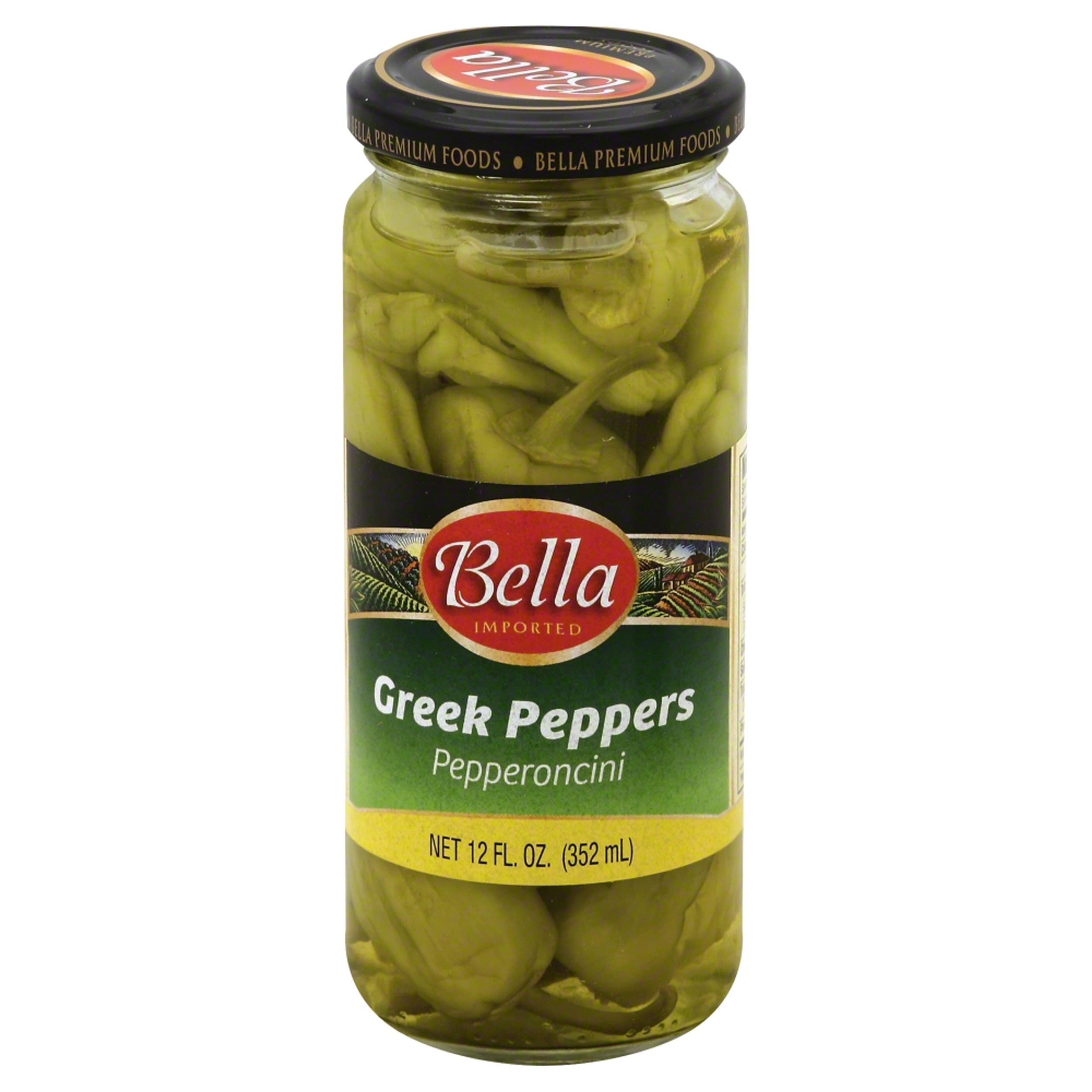 Pack of 12, Bella Greek Peppers - Pepperoncini, 12 fl oz - Walmart.com