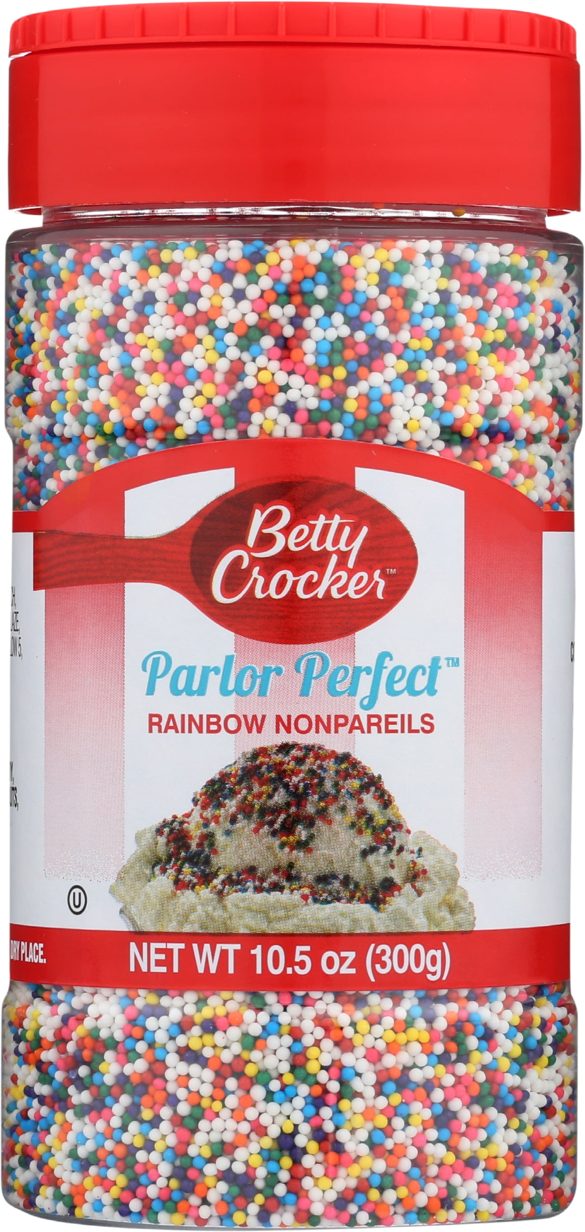 Pack of 12, Betty Crocker Parlor Perfect Rainbow Nonpareils, 10.5 oz ...