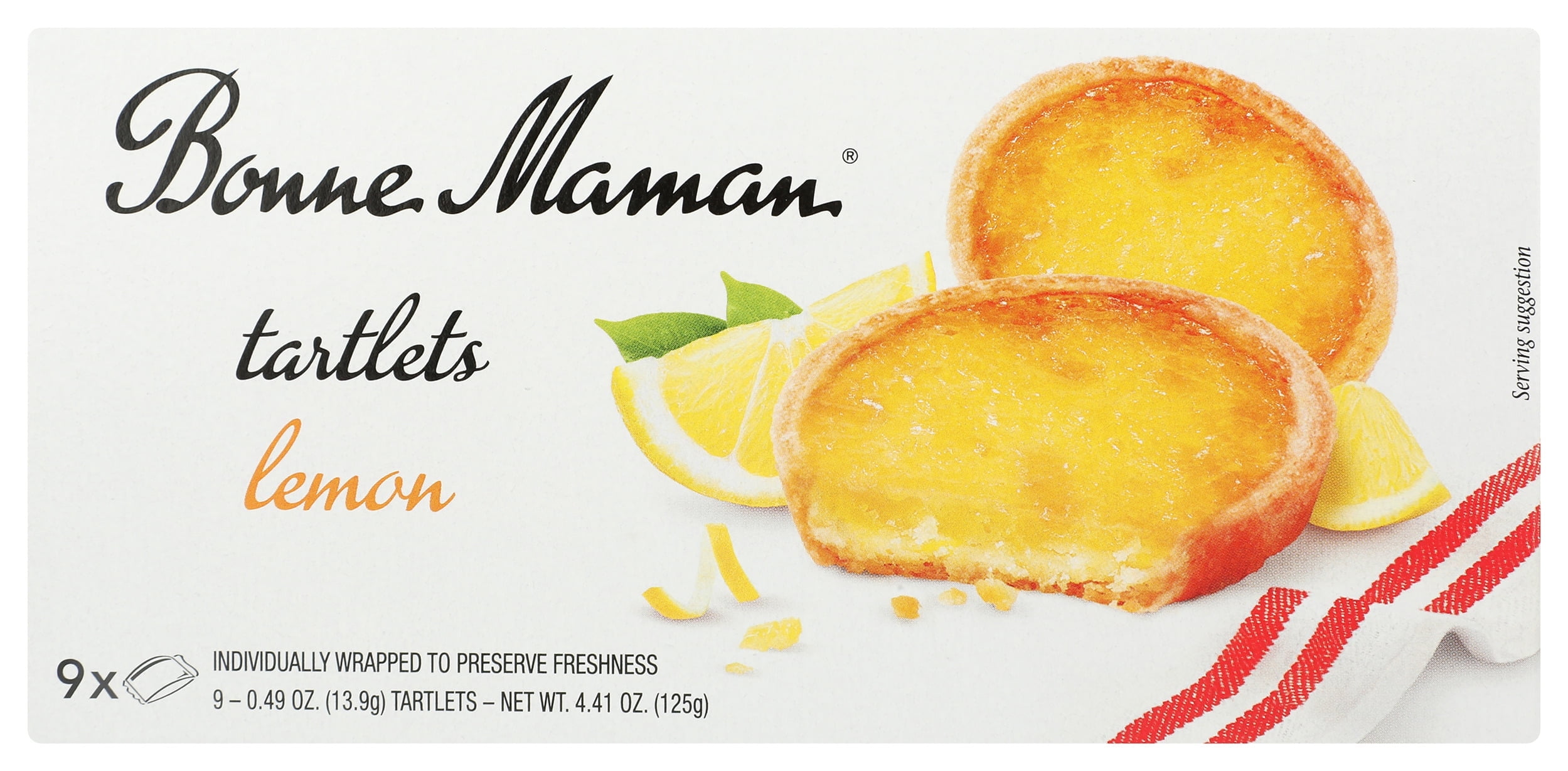 Bonne Maman Lemon Tartlets - 12 x 4.41 oz - Pack of 12 - French ...