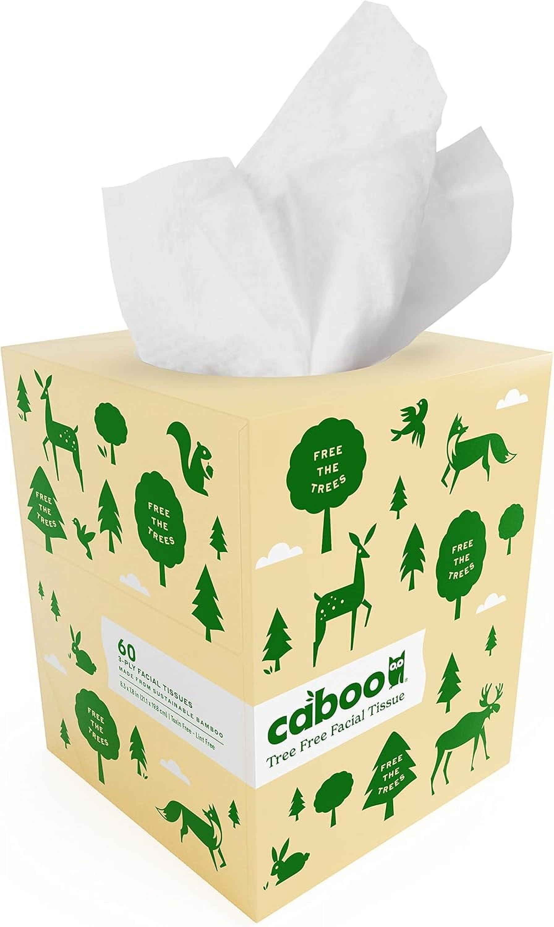 Pack of 12, Caboo Tree Free Facial Tissue, 1 ea - Walmart.com