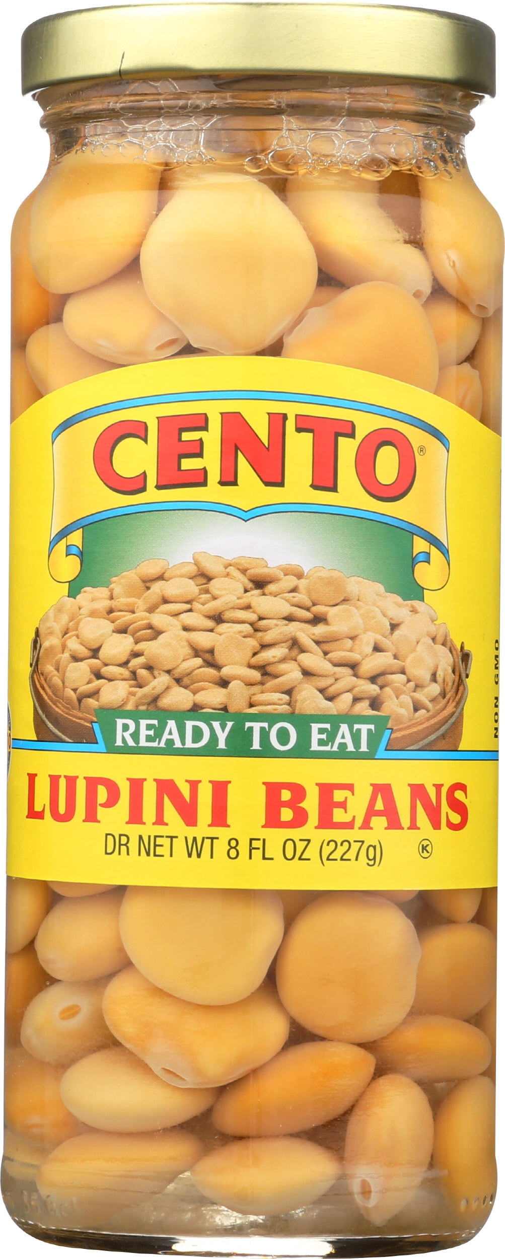 Pack of 12, Cento Lupini Beans, 8 oz - Walmart.com