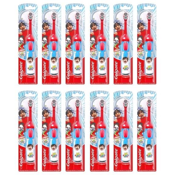 Pack of (12) Colgate Colgate Kids Battery Powered Toothbrush, Ryans ...