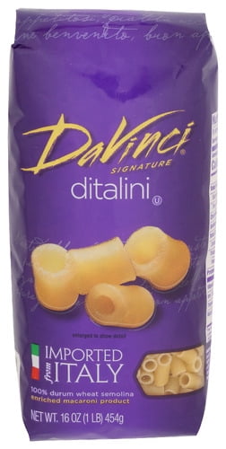 (Pack of 12) DaVinci Pasta Soup Ditalini 16 Oz - Walmart.com