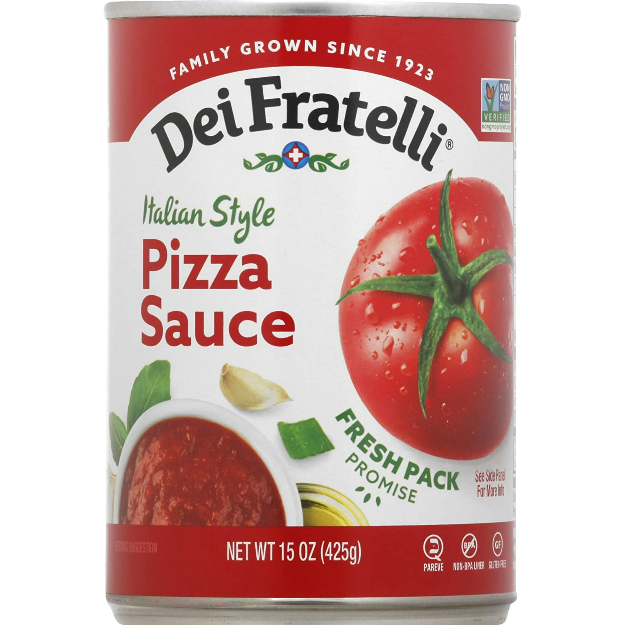 Pack of 12, Dei Fratelli Italian Style Pizza Sauce, 15 oz - Walmart.com