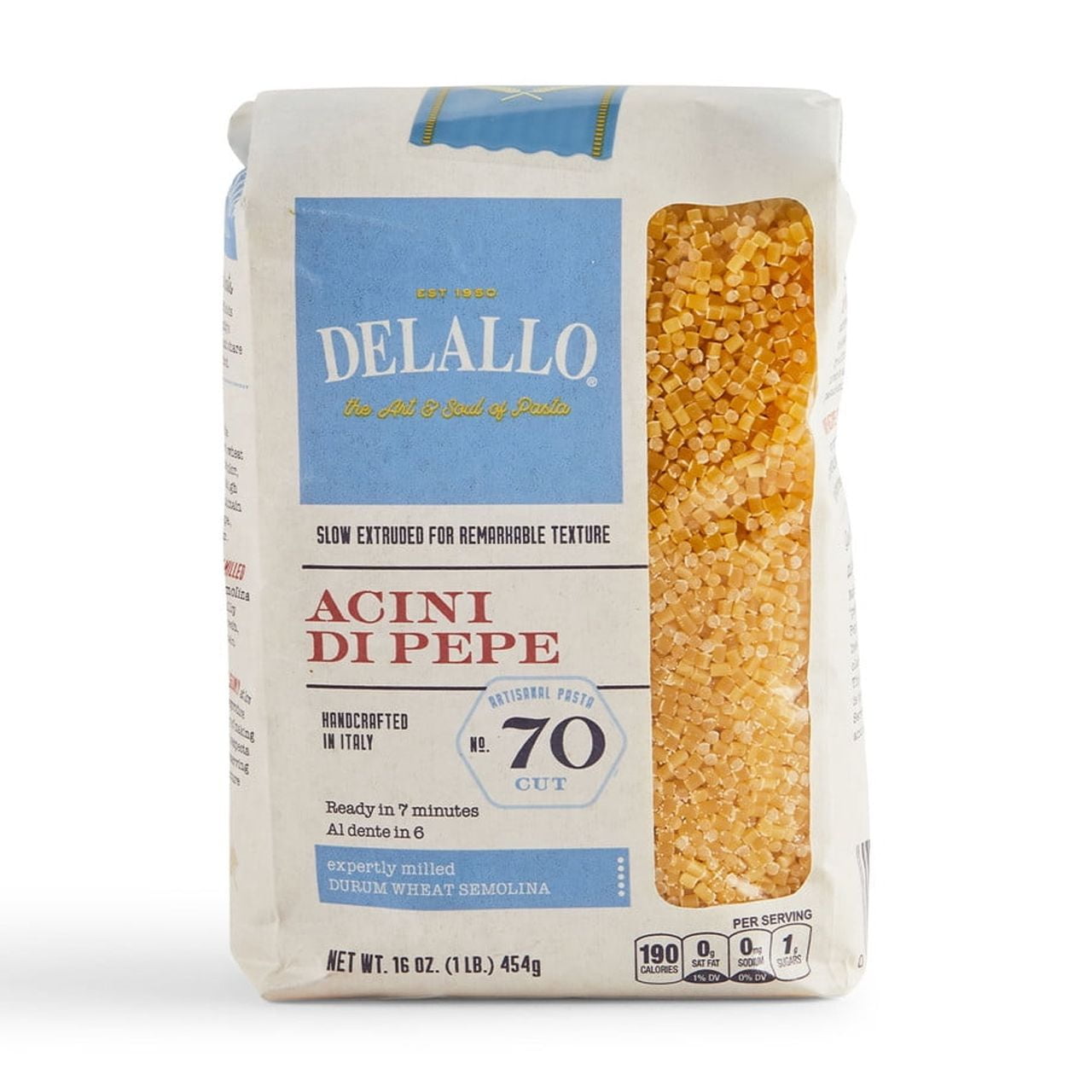 Pack of 12, Delallo Acini di Pepe Pasta, 16 oz - Walmart.com