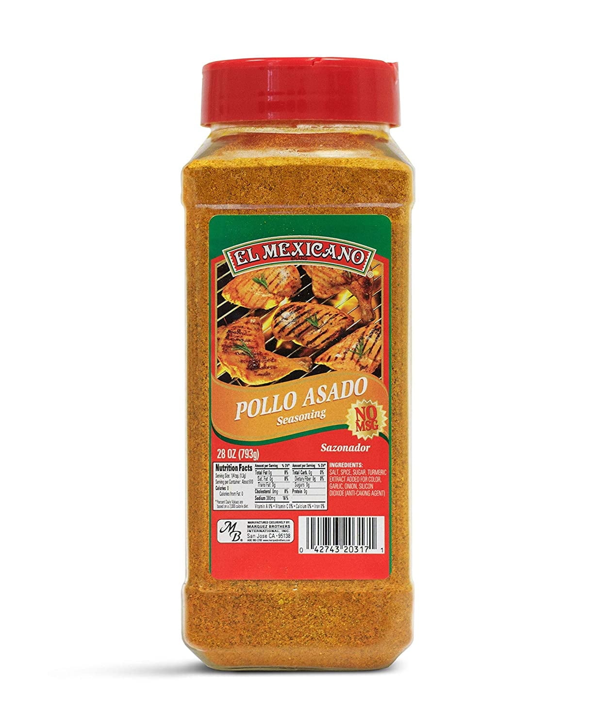 (Pack of 12), El Mexicano Pollo Asado Seasonings, 28 oz - Walmart.com