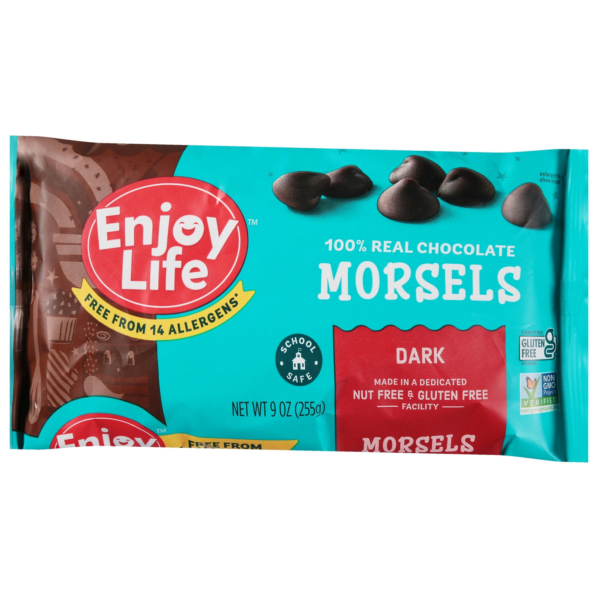 Pack of 12, Enjoy Life Dark Chocolate Morsels, 9 oz - Walmart.com