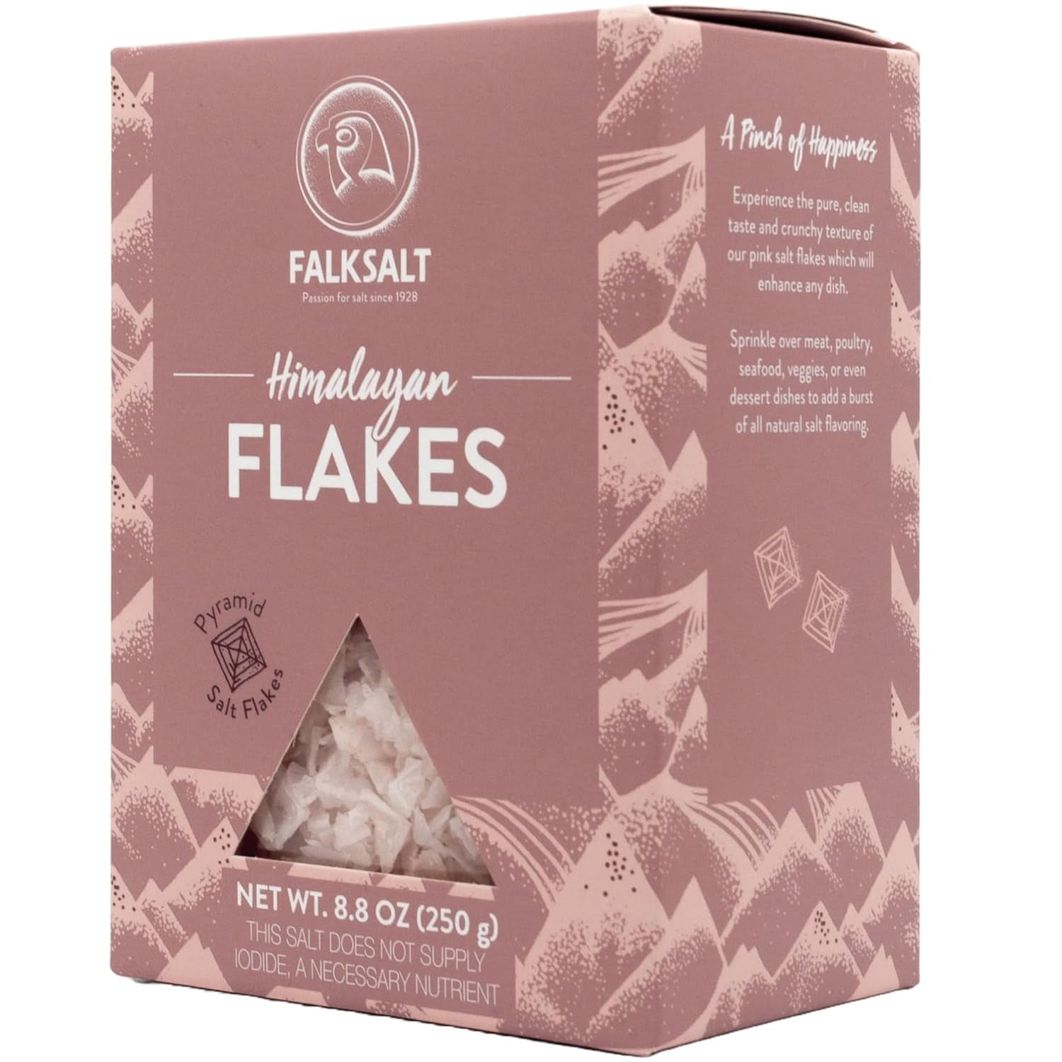 (Pack of 12), Falksalt Pink Himalayan Salt Flakes, 8.8 oz - Walmart.com