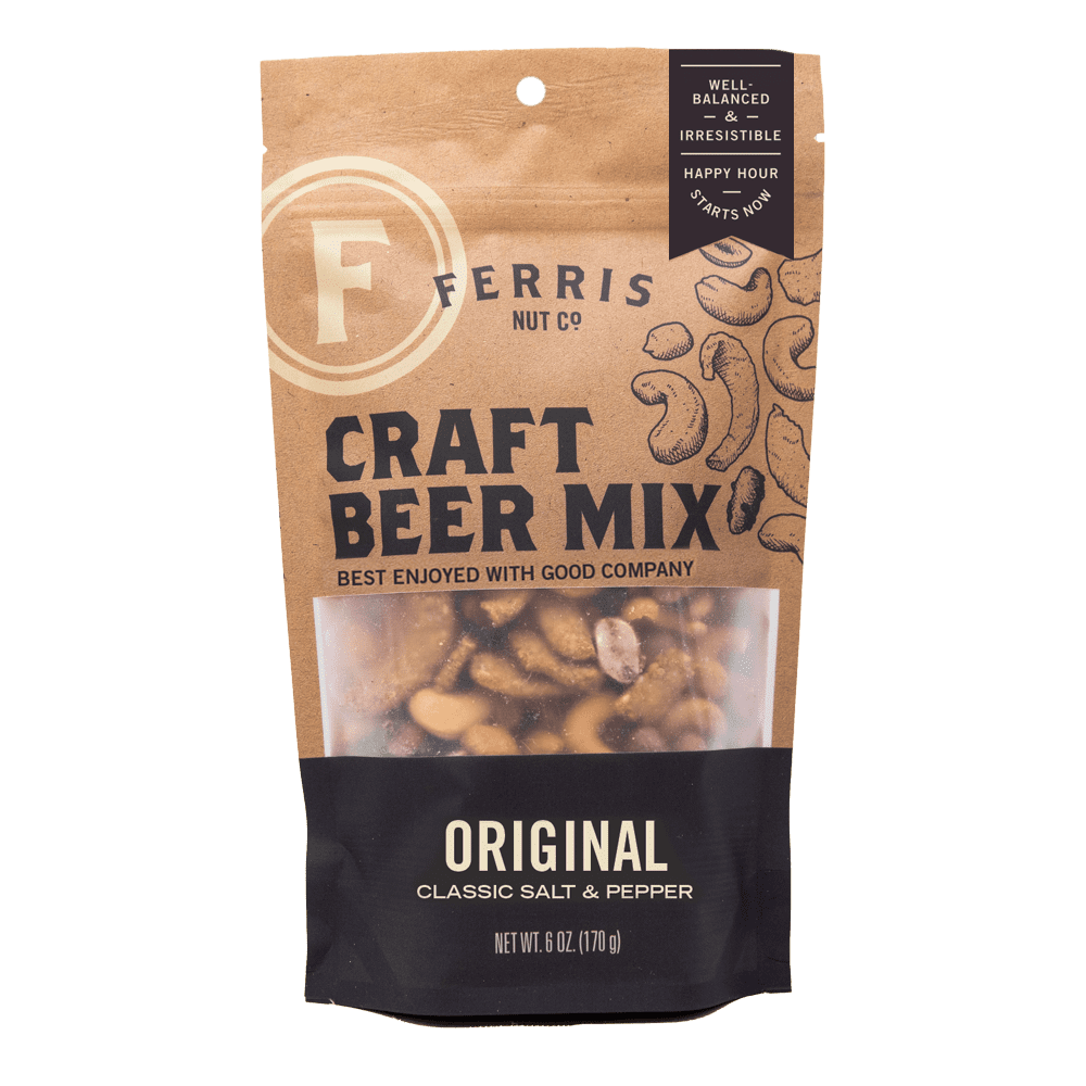 Pack of 12, Ferris Coffee & Nut Co. Craft Beer Mix Original, 6 oz ...