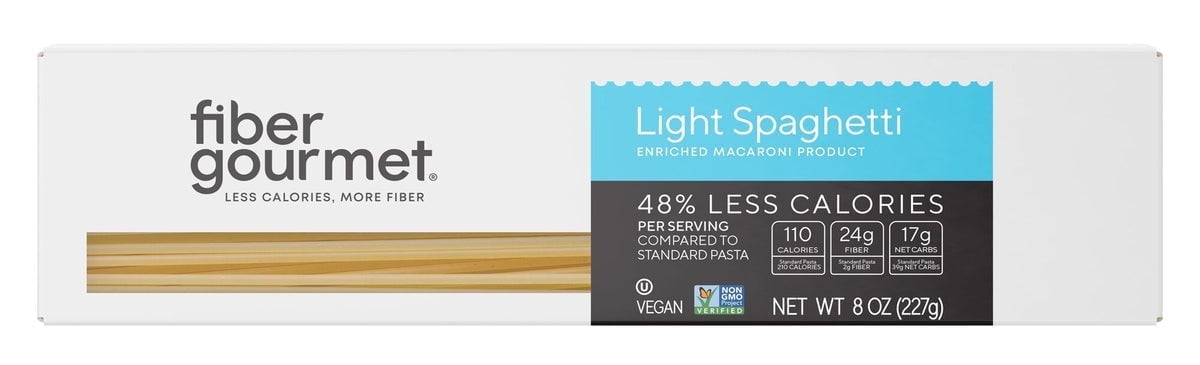 (Pack of 12) Fiber Gourmet Light Spaghetti, 8 oz - Walmart.com