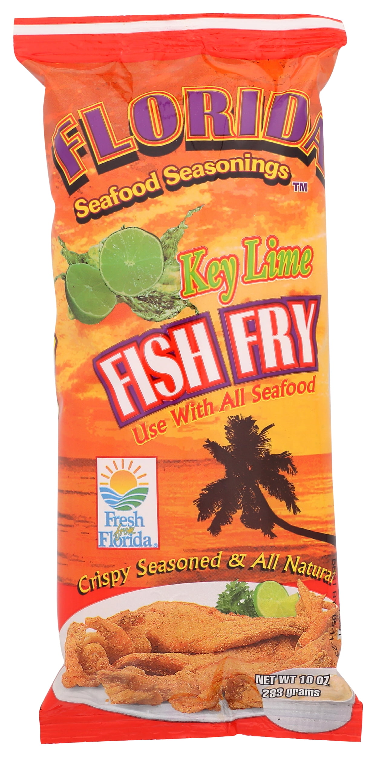 Pack of 12, Florida Seafood Key Lime Fish Fry Batter Seasoning, 10 oz ...
