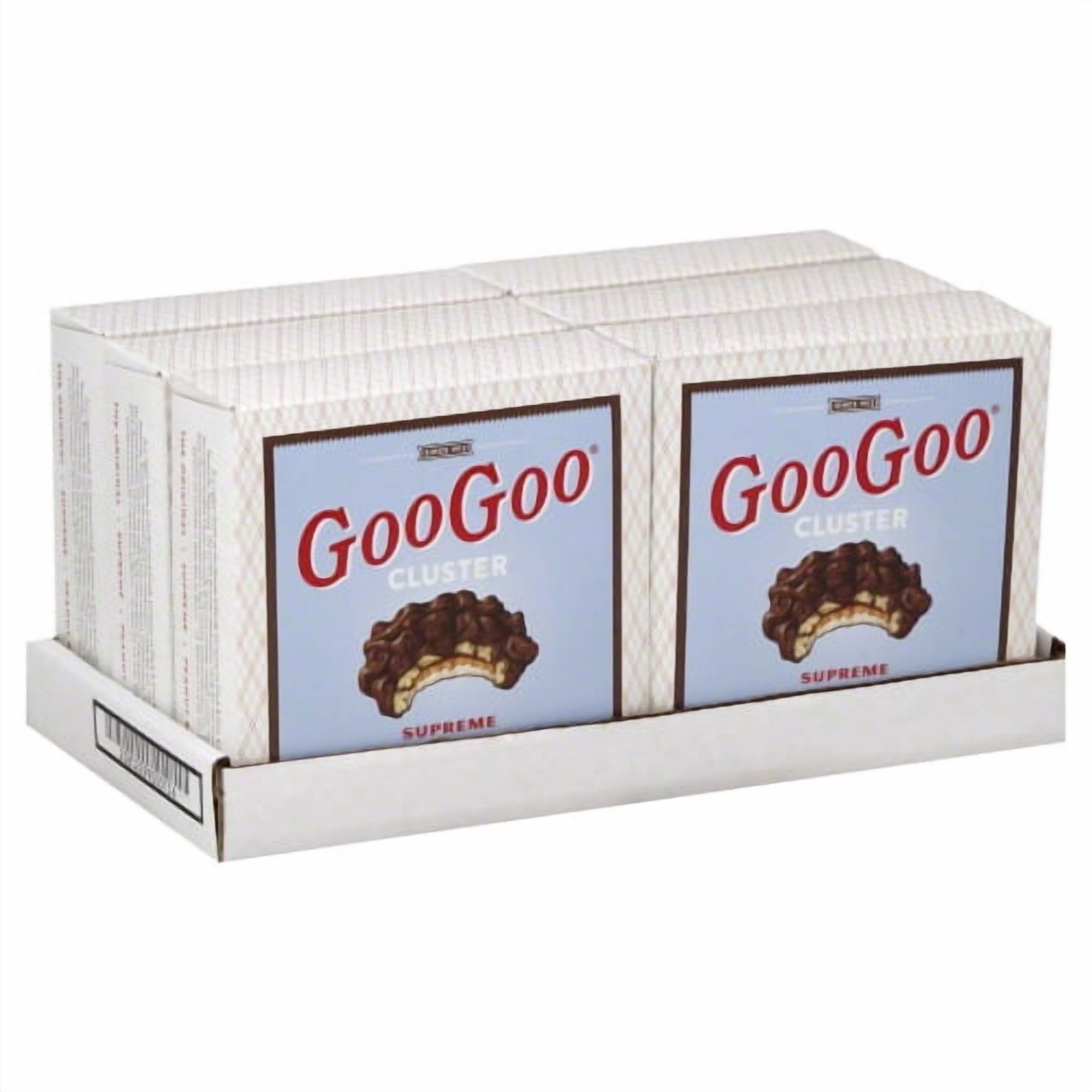 Pack of 12 GOO GOO Cluster Candy 3-Pack Supreme Carton 4.5 oz - Walmart.com