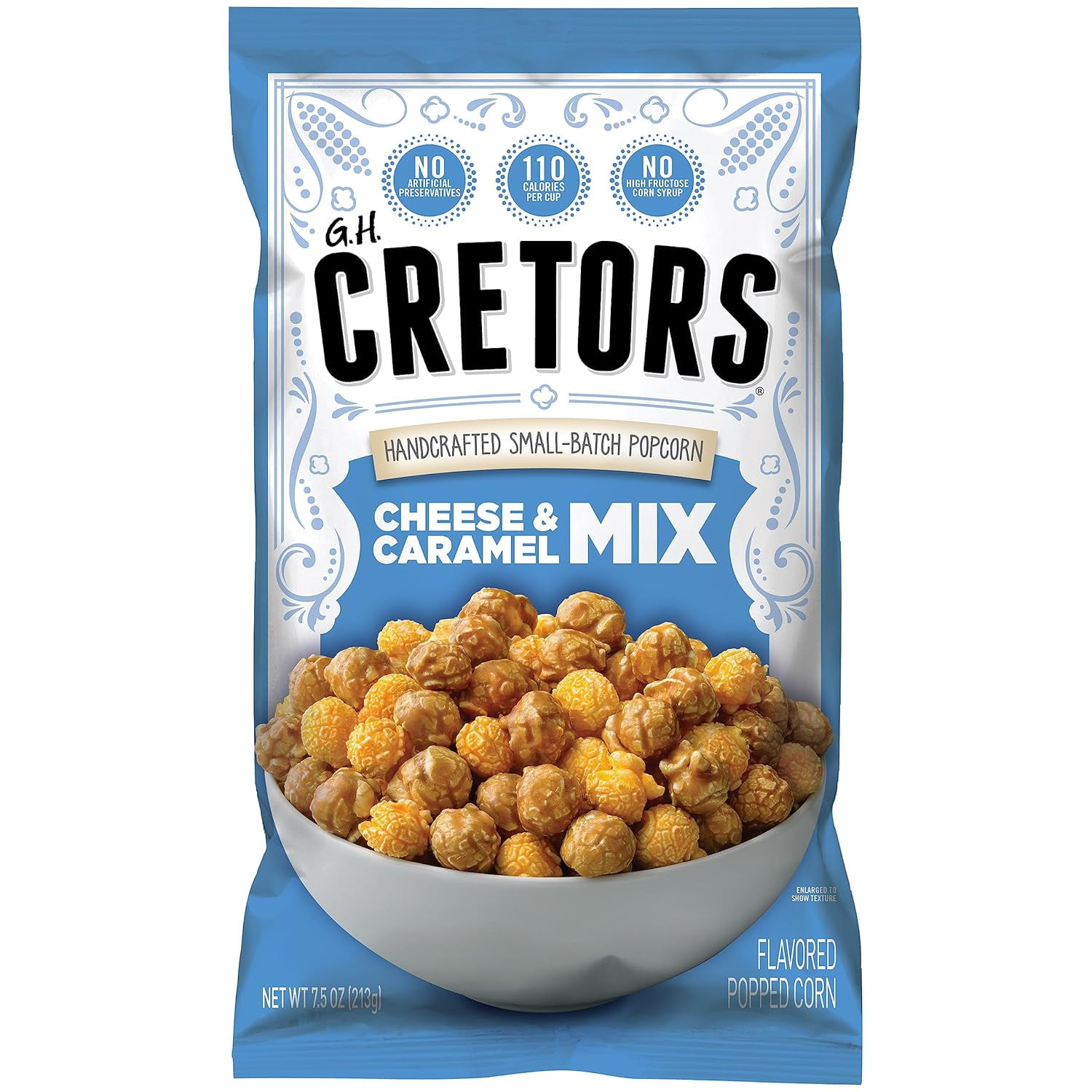 Pack of 12, Gh Cretors Cheese & Caramel Flavored Popped Corn, 7.5 oz ...