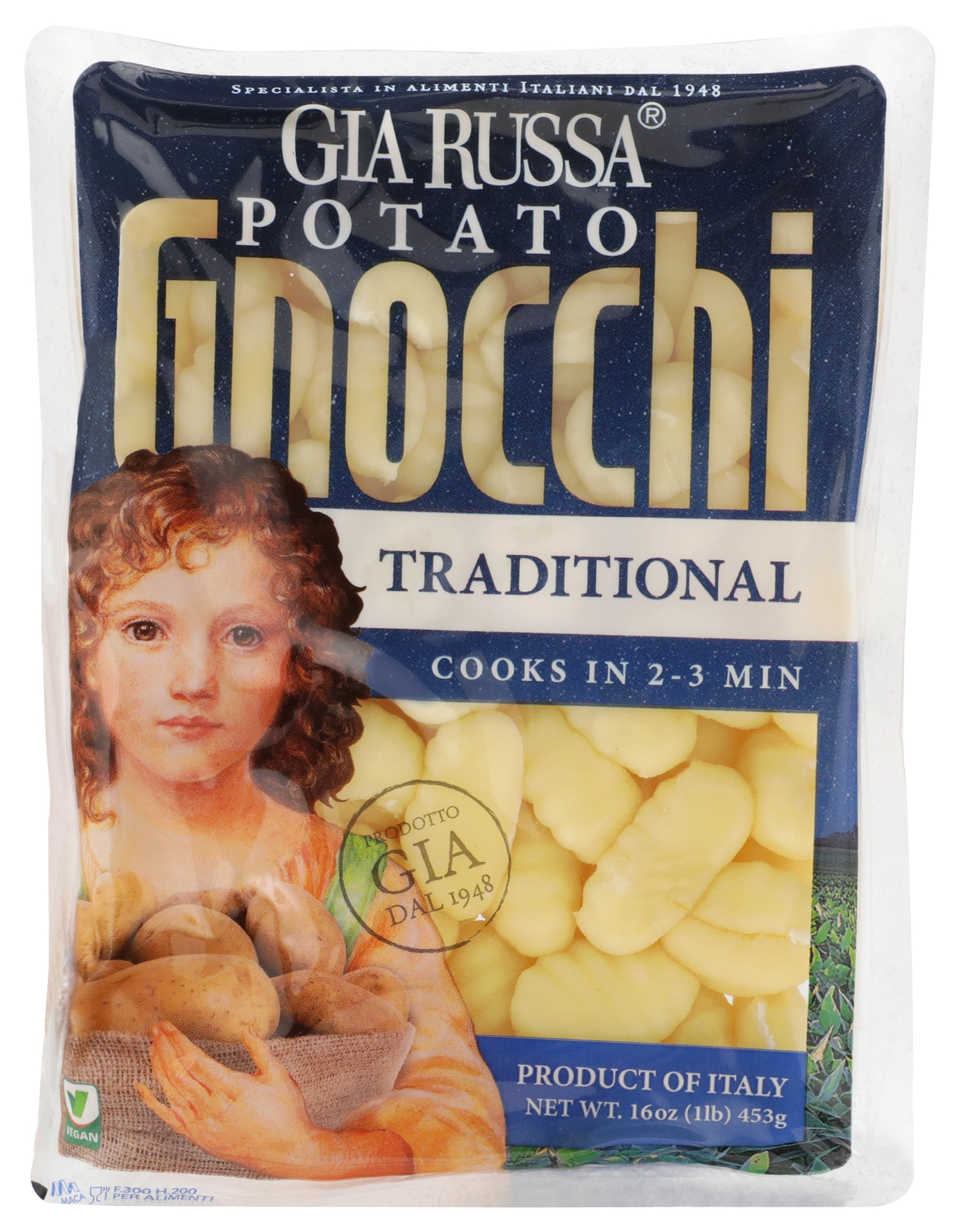 Pack of 12, Gia Russa Potato Gnocchi, 16 oz - Walmart.com