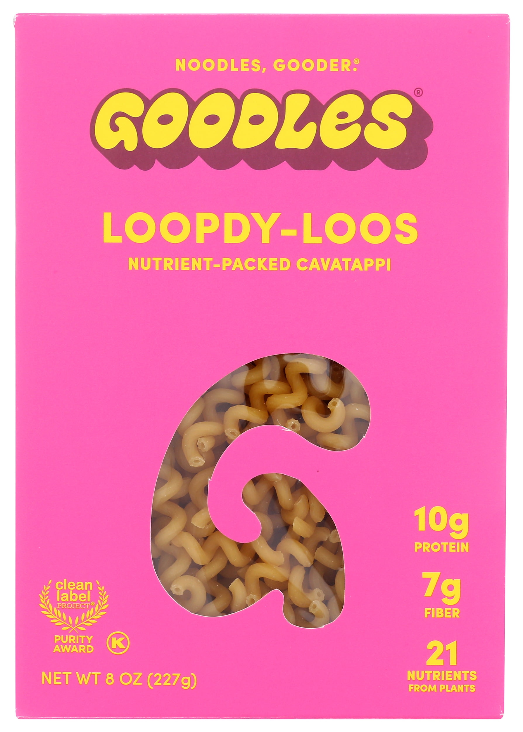 (Pack of 12) Goodles Loopdy-Loos Cavatappi Pasta, 8 oz - Walmart.com