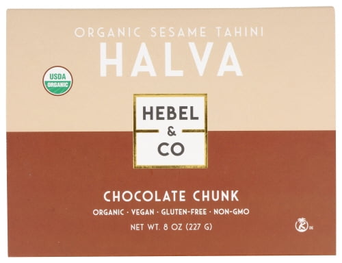 (Pack of 12) Hebel and Co Organic Halva with Chocolate Chunks 8 Oz ...