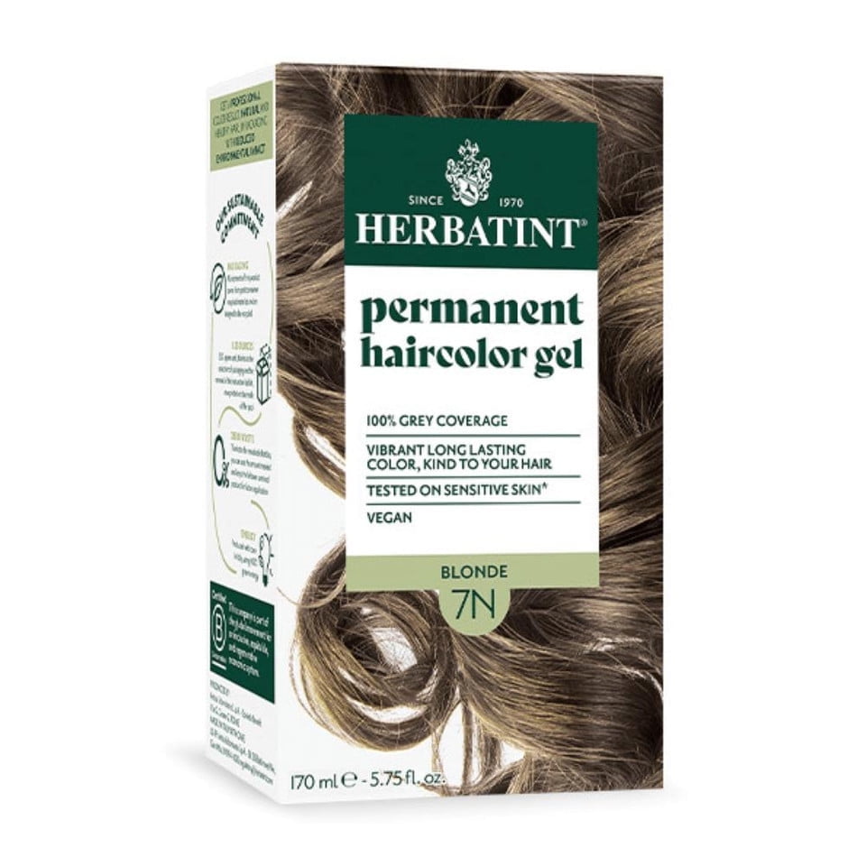 Pack of 3, Herbatint 7N Blonde Permanend Haircolor Gel, 5.75 oz ...