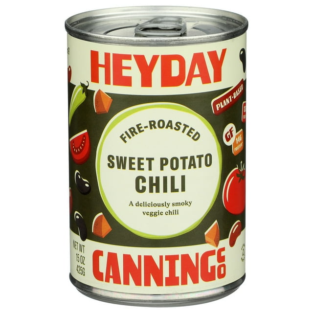 (Pack of 12) Heyday Canning Co Chili Sweet Potato Fire Roasted 15 oz ...