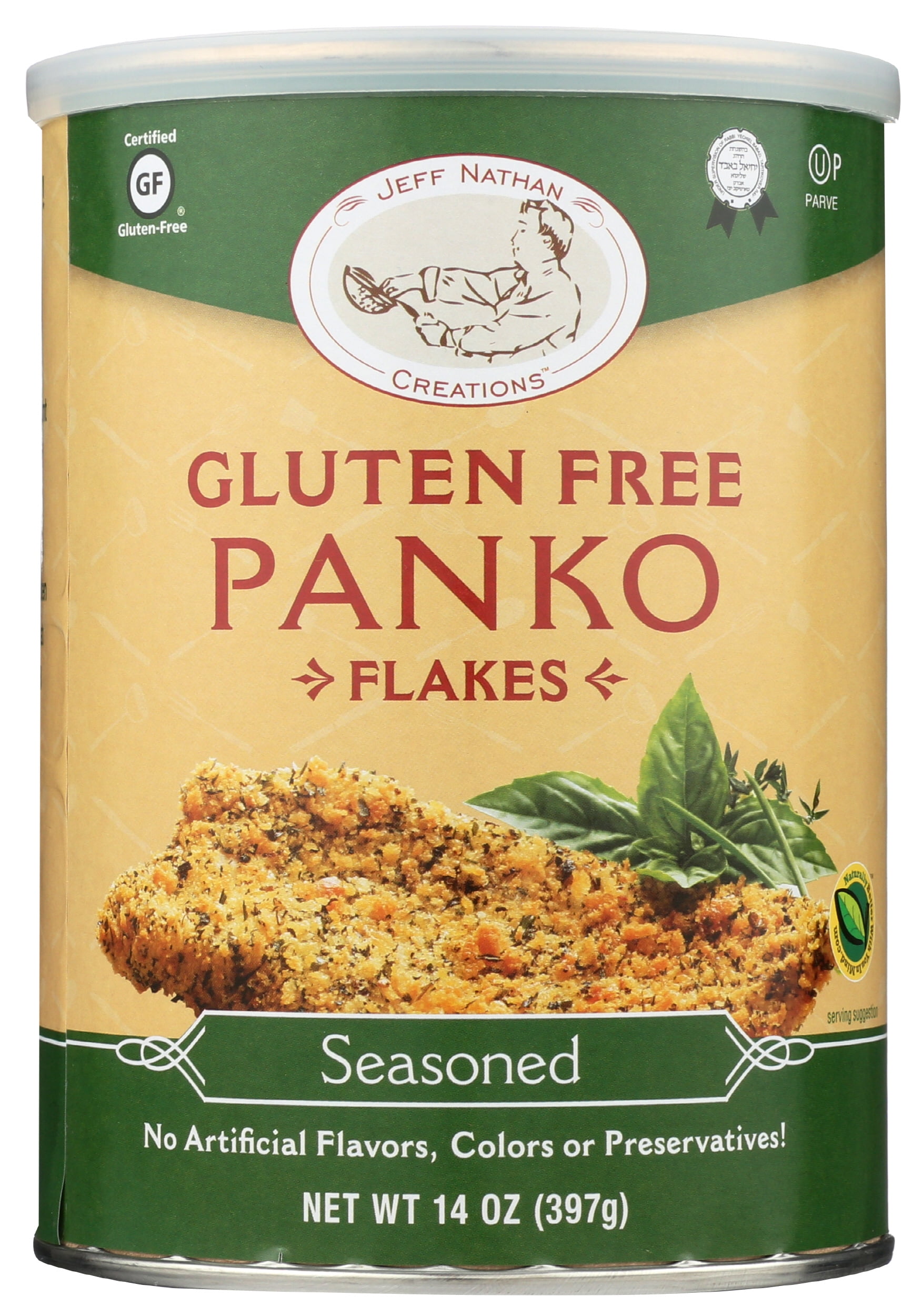 Pack of 12, Jeff Nathan Creation Gluten Free Seasoned Panko Flakes, 14 ...