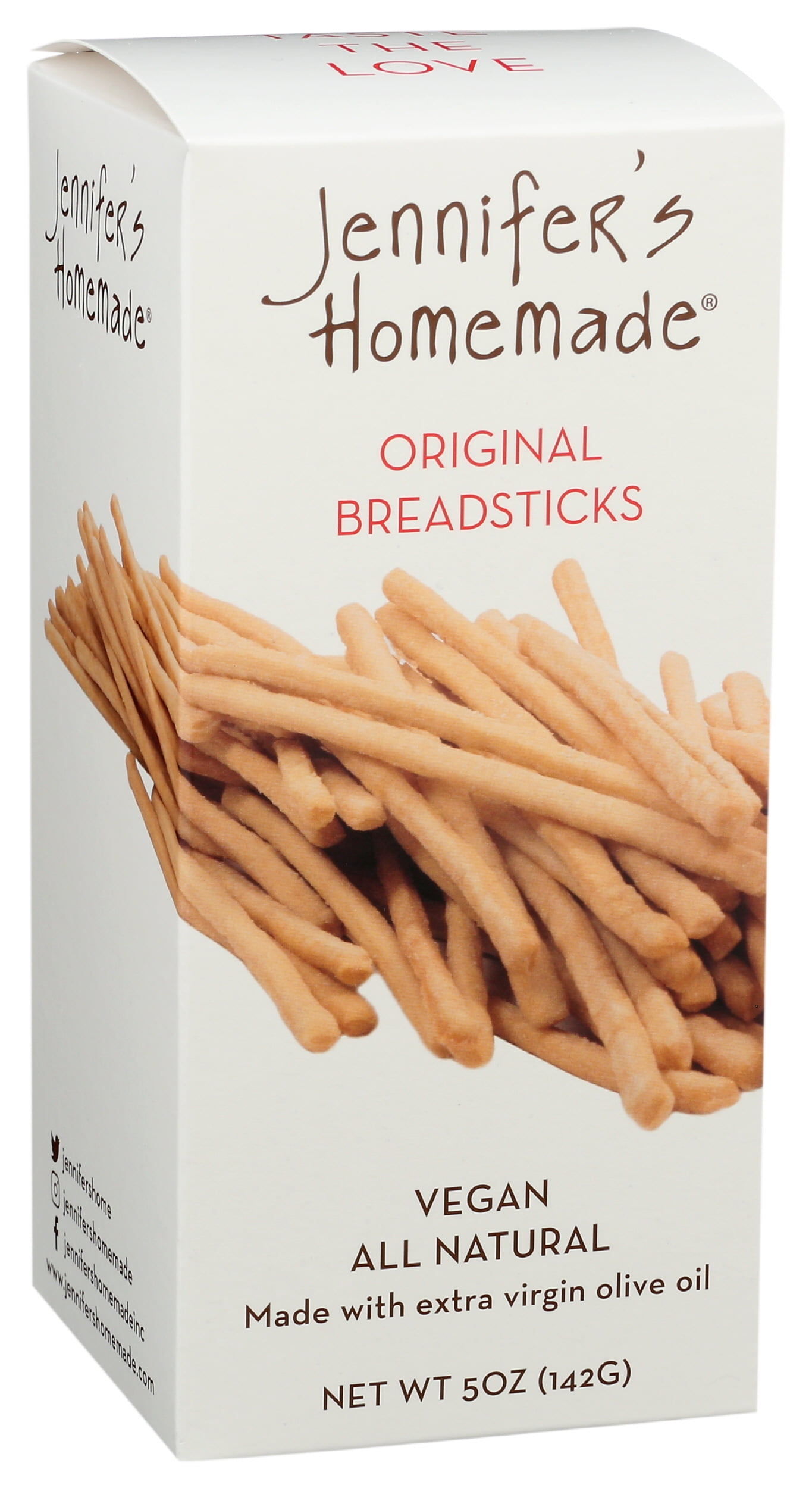 (Pack of 12), Jennifer's Homemade Original Breadsticks, 5 oz - Walmart.com