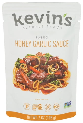 (Pack of 12) Kevins Natural Foods Honey Garlic Sauce 7 oz - Walmart.com