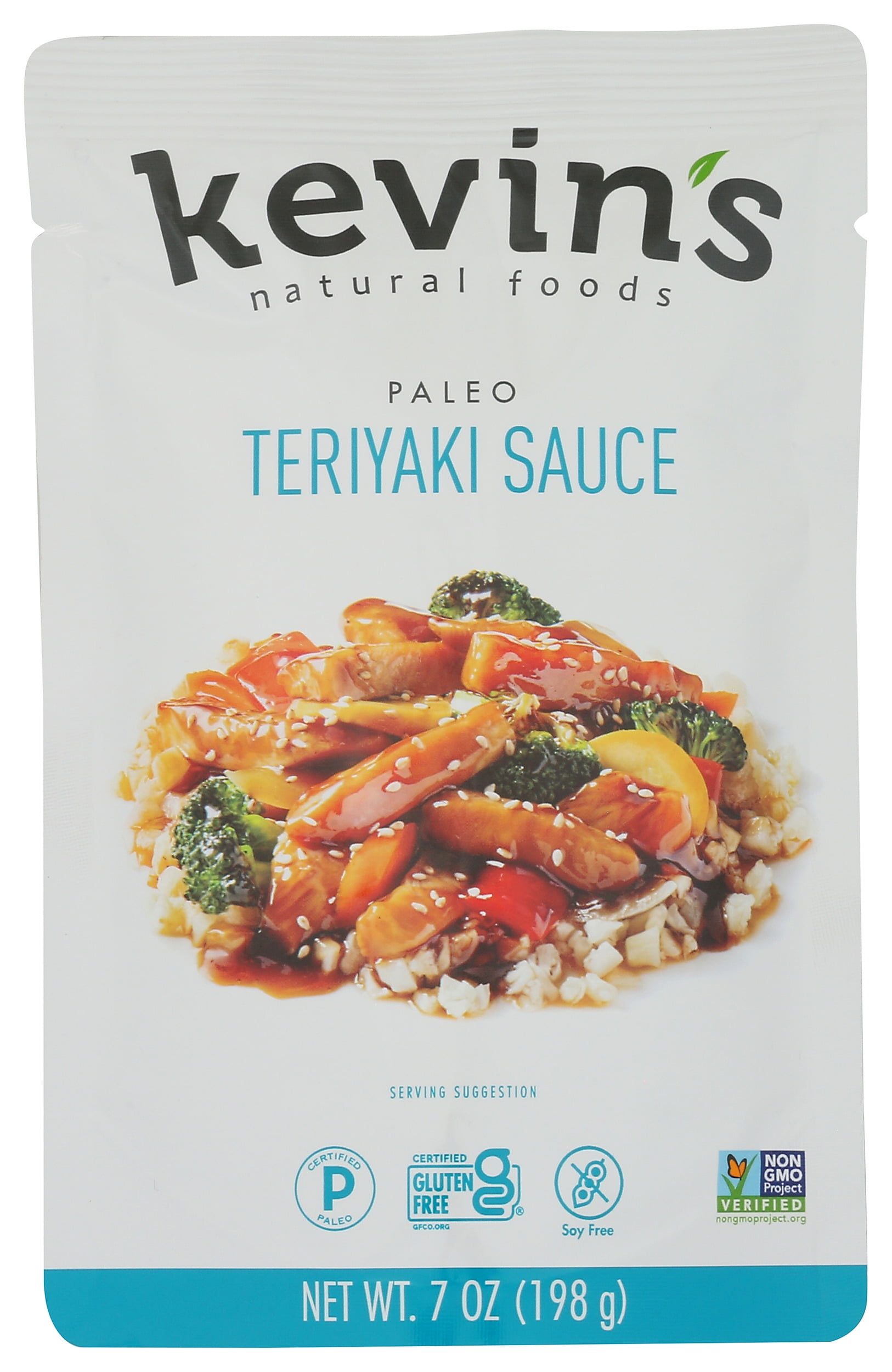 Pack of 12, Kevins Natural Foods Teriyaki Sauce, 7 oz - Walmart.com
