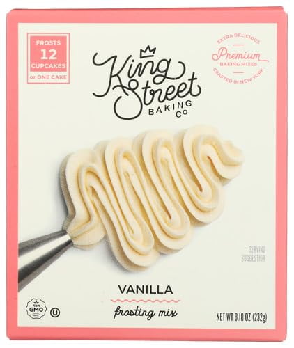 (Pack of 12) King Street Baking Co Frosting Mix Vanilla 8.18 Oz ...
