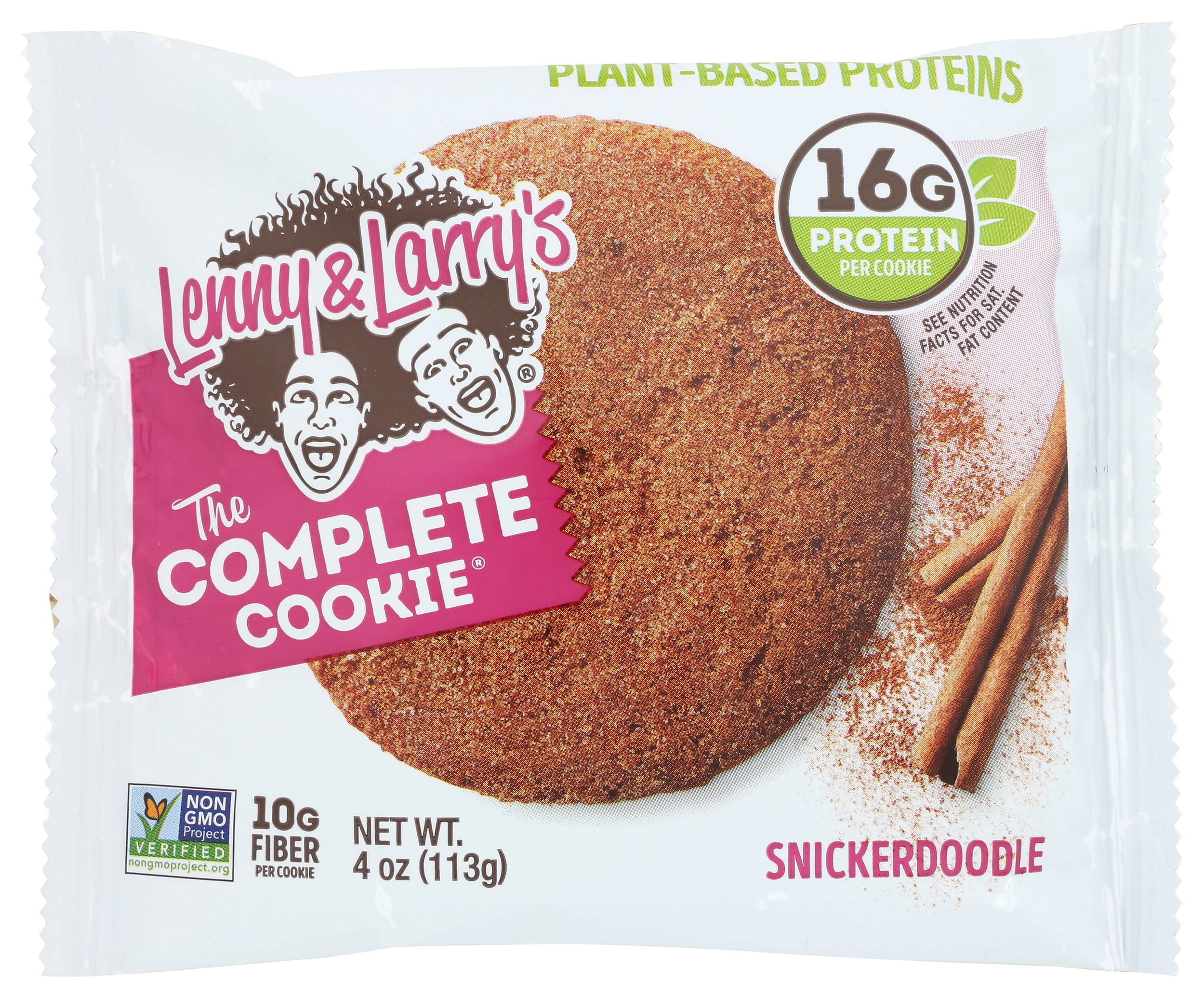 Pack of 12, Lenny & Larrys The Complete Cookie - Snickerdoodle, 4 oz ...