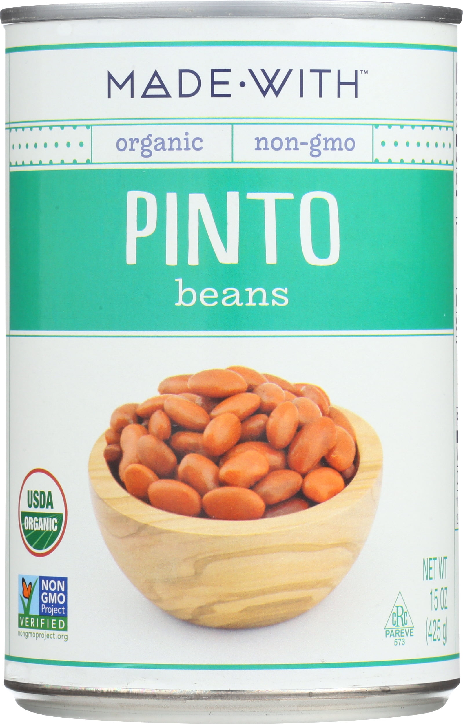 Pack of 12, Made With Organic Pinto Beans, 15 oz - Walmart Business ...