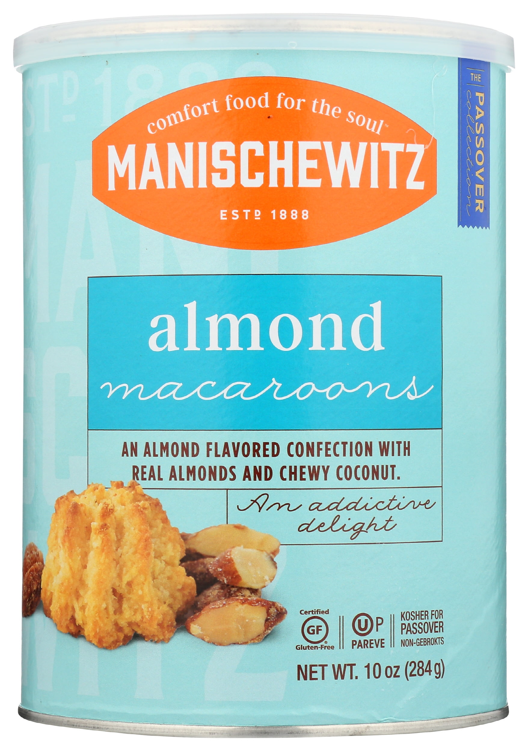 Pack of 12, Manischewitz Almond Macaroons, 10 oz - Walmart.com