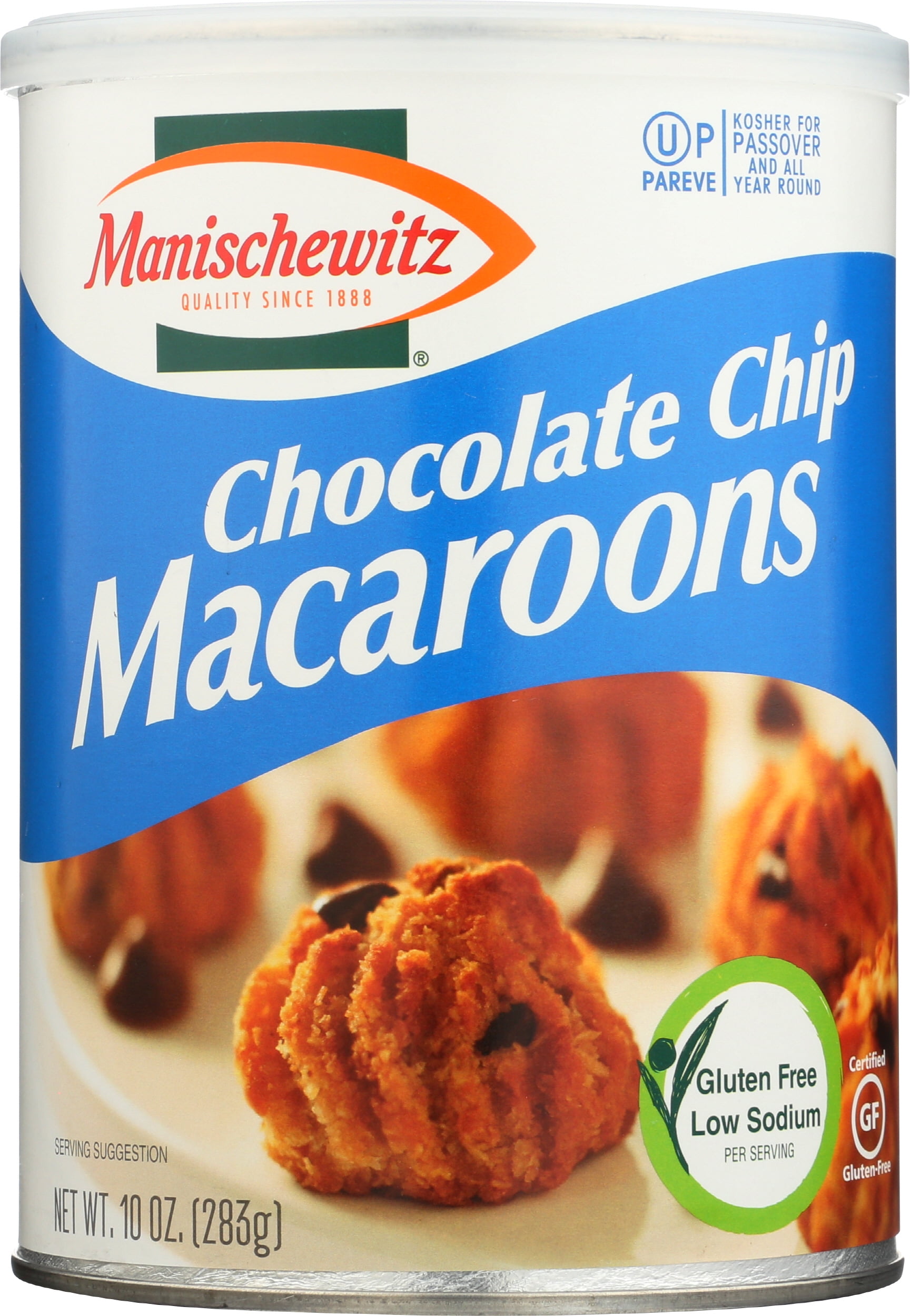 Pack of 12, Manischewitz Chocolate Chip Macaroons, 10 oz - Walmart.com
