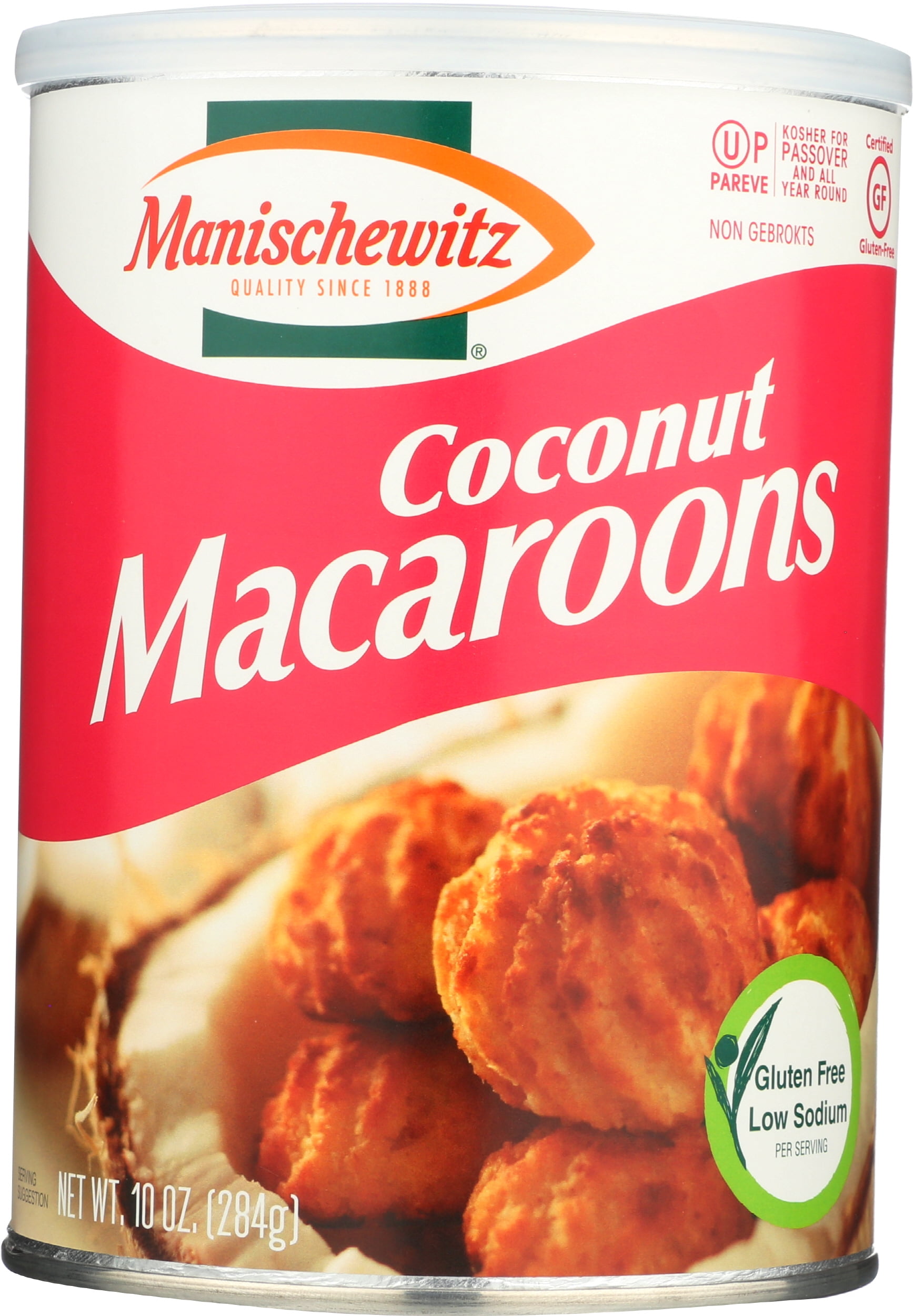 Pack of 12, Manischewitz Coconut Macaroons, 10 oz - Walmart.com
