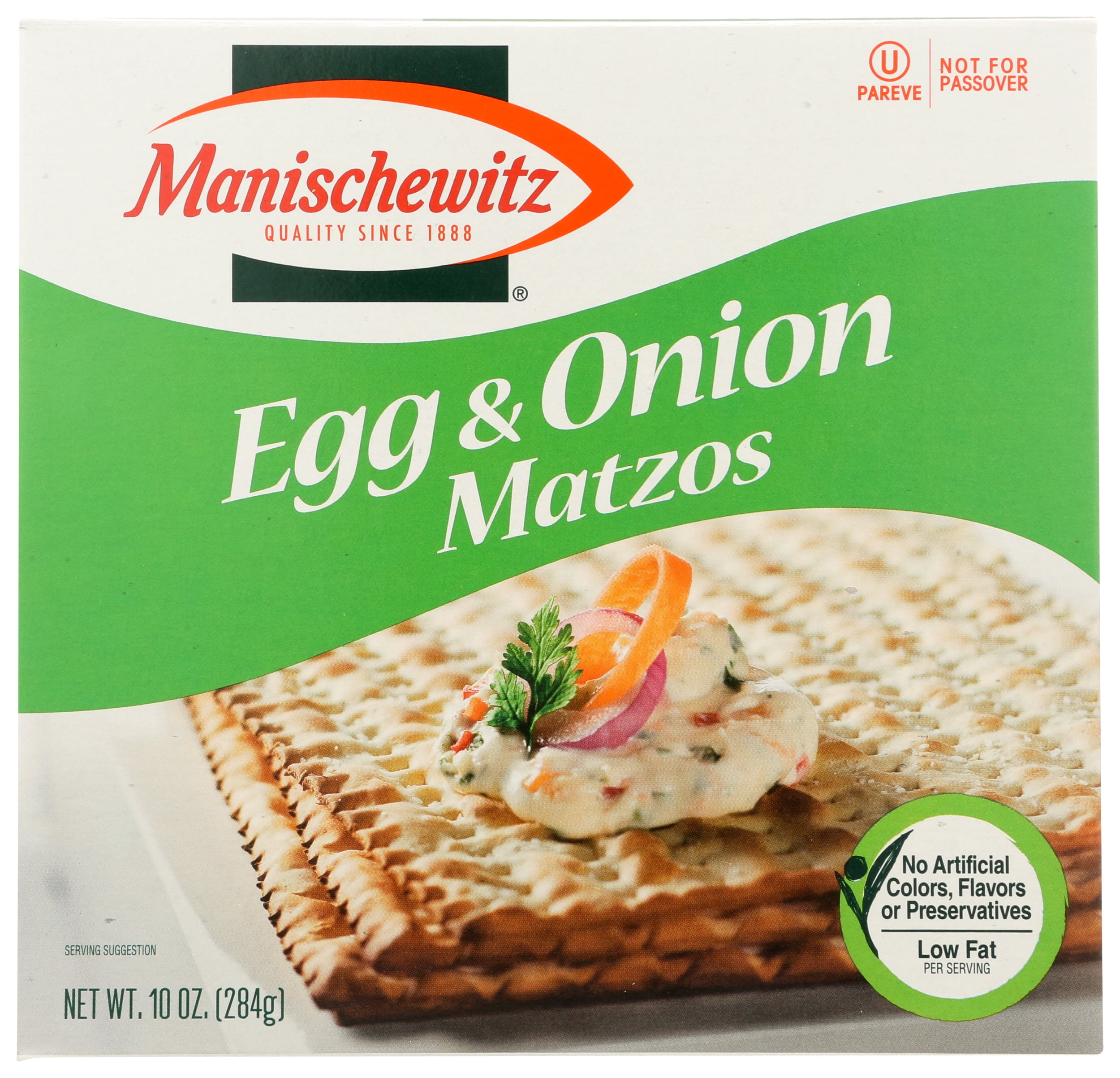 Pack of 12, Manischewitz Egg & Onion Matzos, 10 oz - Walmart.com