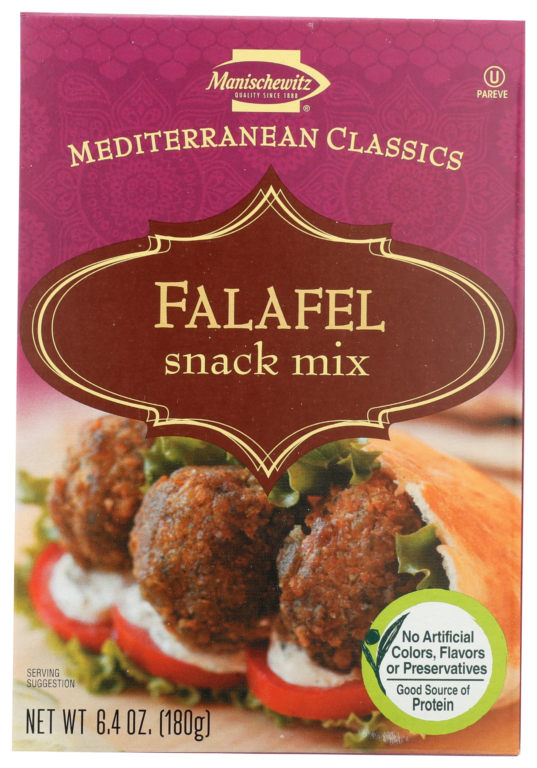 Pack of 12, Manischewitz Falafel Snack Mix, 6.4 oz - Walmart.com