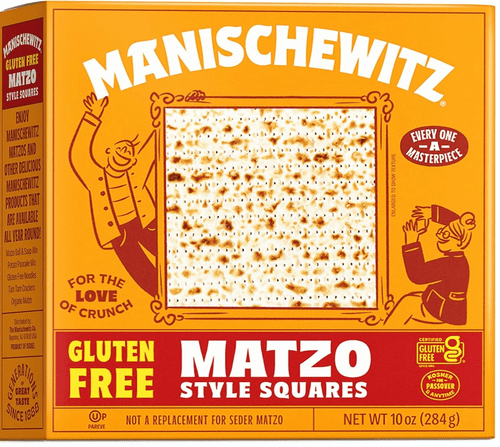 Pack of 12, Manischewitz Gluten-Free Matzo-Style Squares, 10 oz ...