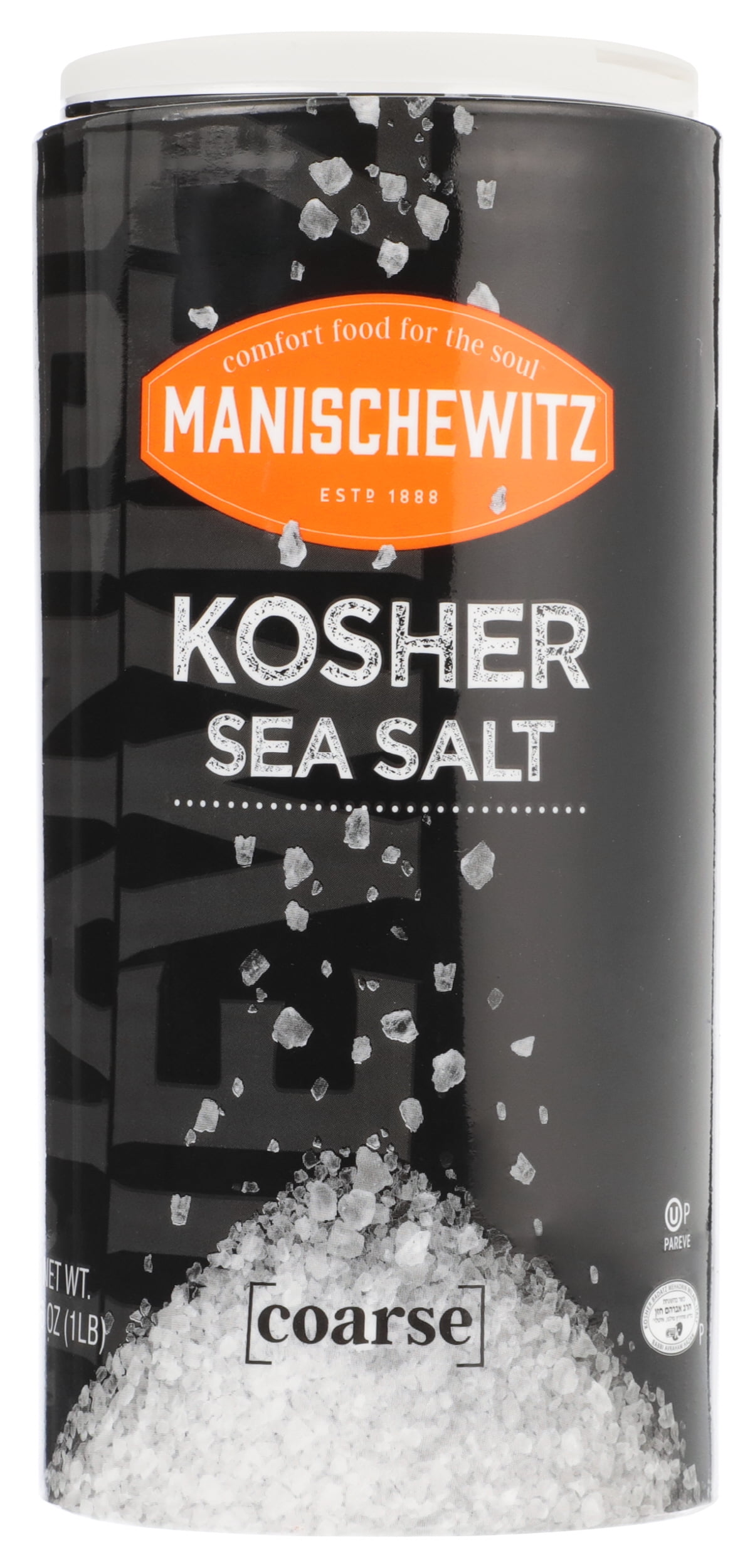 (Pack of 12), Manischewitz Kosher Sea Salt, 16 oz - Walmart.com