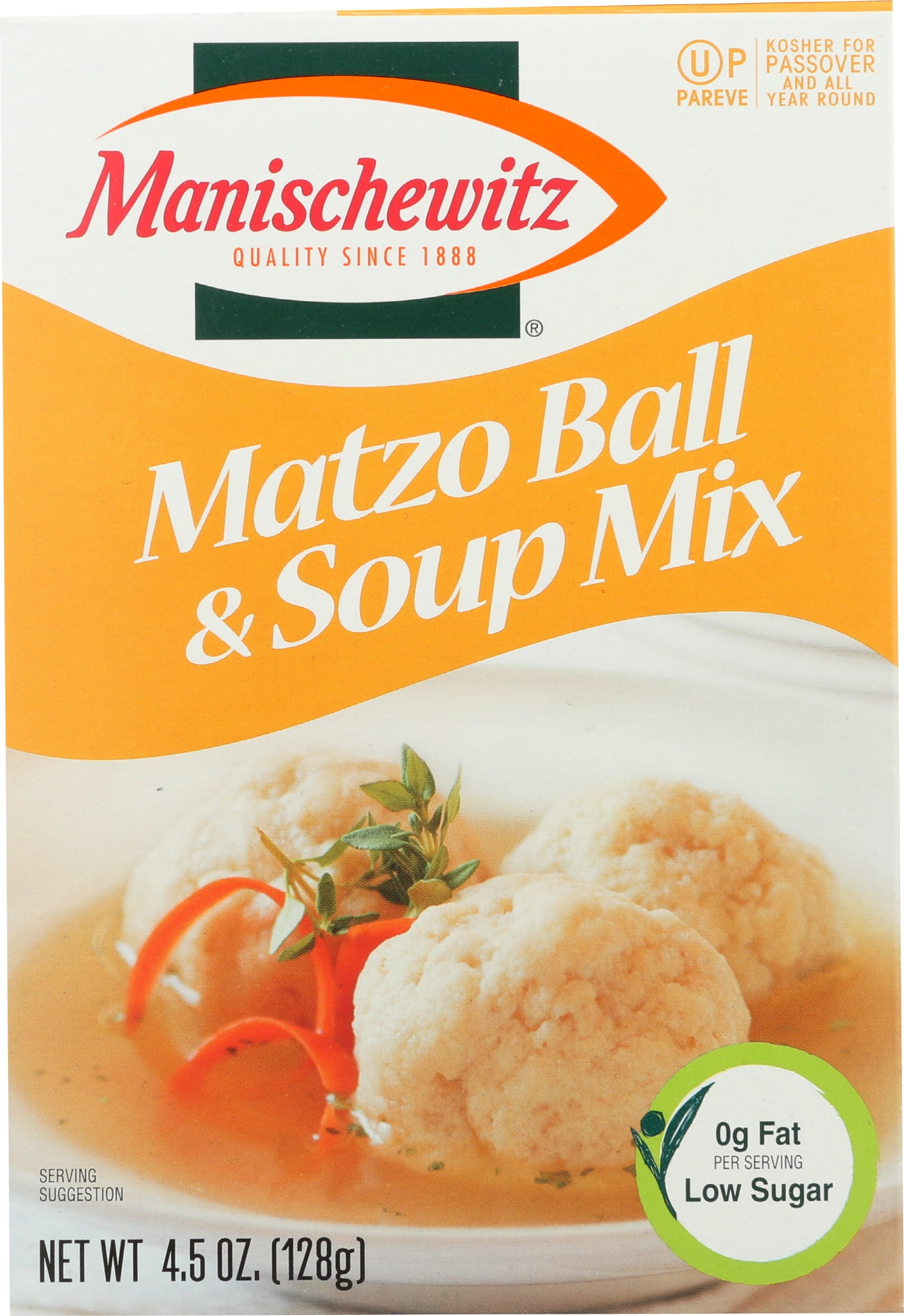 Pack of 12, Manischewitz Matzo Ball & Soup Mix, 4.5 oz - Walmart.com