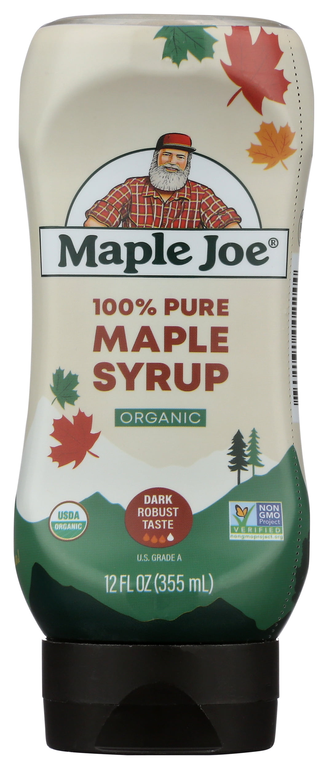 Pack of 12, Maple Joe Organic 100% Pure Maple Syrup, 12 fl oz - Walmart.com